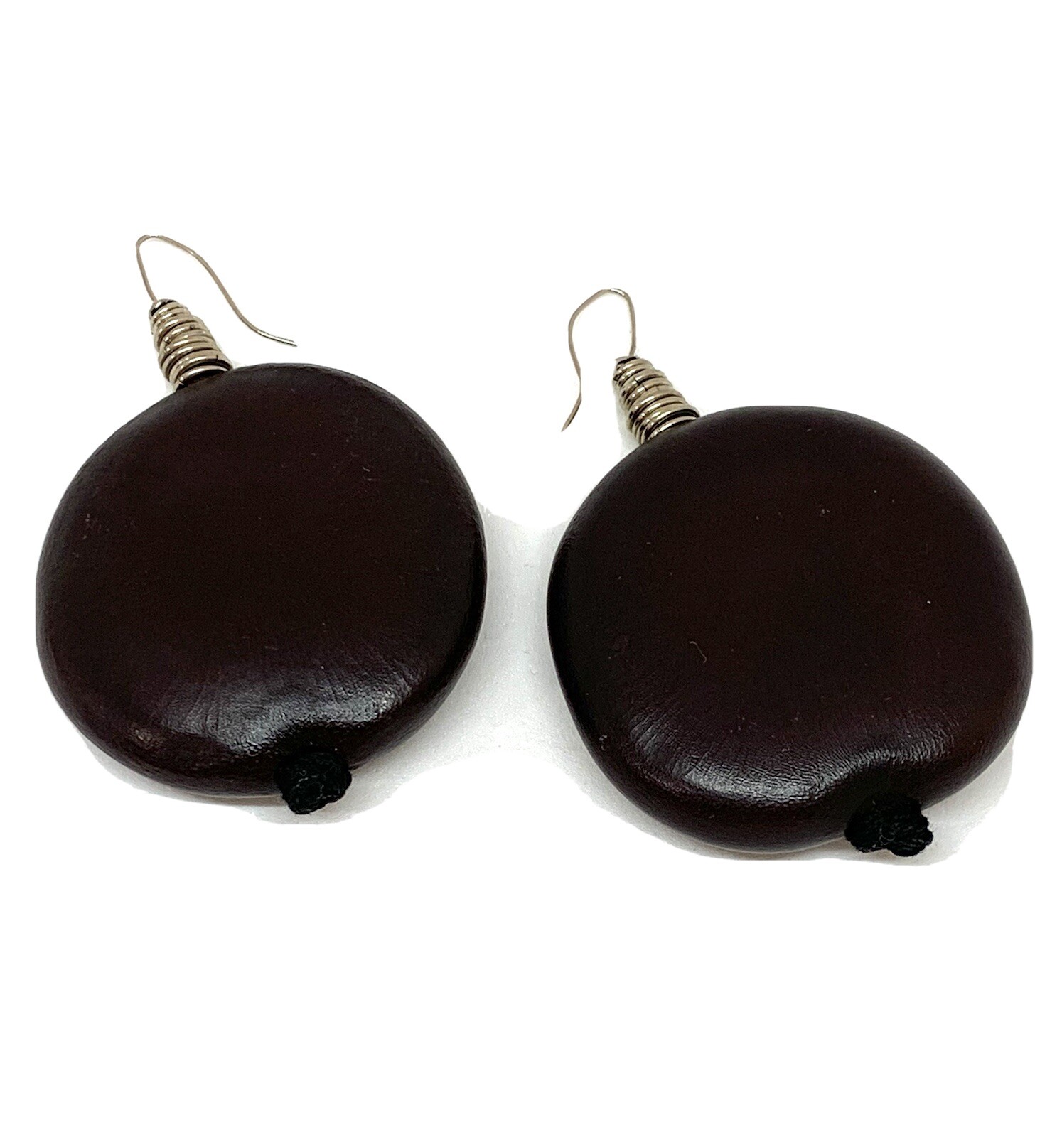 Vintage YSL Snuff Box Seed Pod Pierced Dangle Earring… - Gem