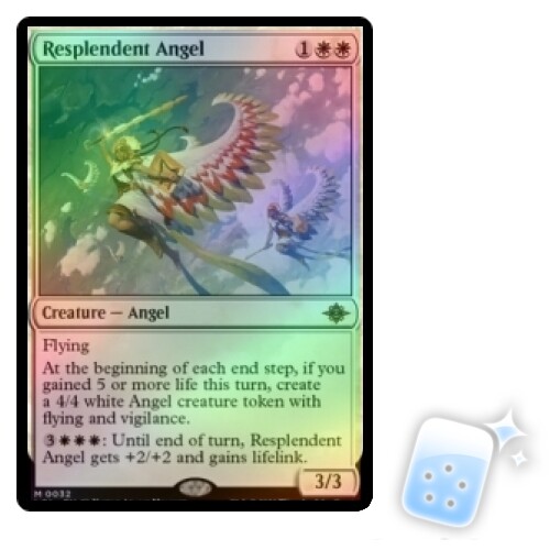 FOIL RESPLENDENT ANGEL The Lost Caverns Of Ixalan LCI Magic MTG MINT ...