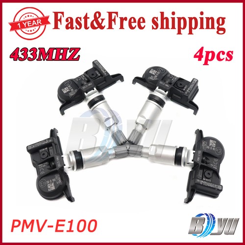 4X 42607-02090 PMV-E100 Tire Pressure Sensor TPMS For Toyota AVALON ...