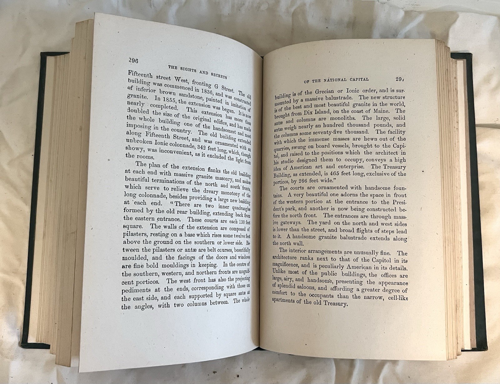 1869 & 1872 Books, Sights and Secrets of the Nation’s Capital, Dr. John ...