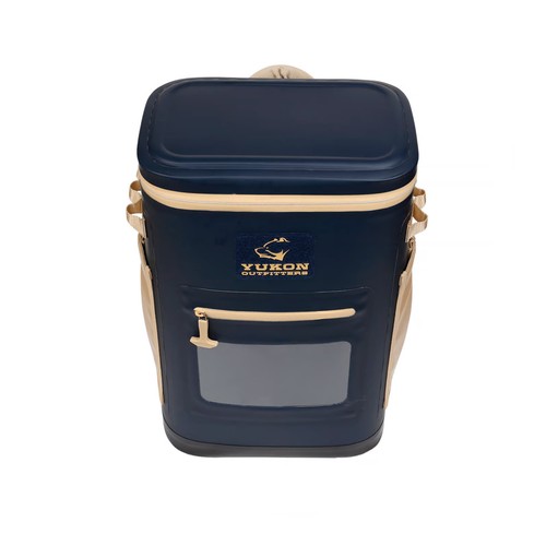 YUKON OUTFITTERS Hatchie Navy/Tan Backpack Cooler (YHCP30NT) | eBay