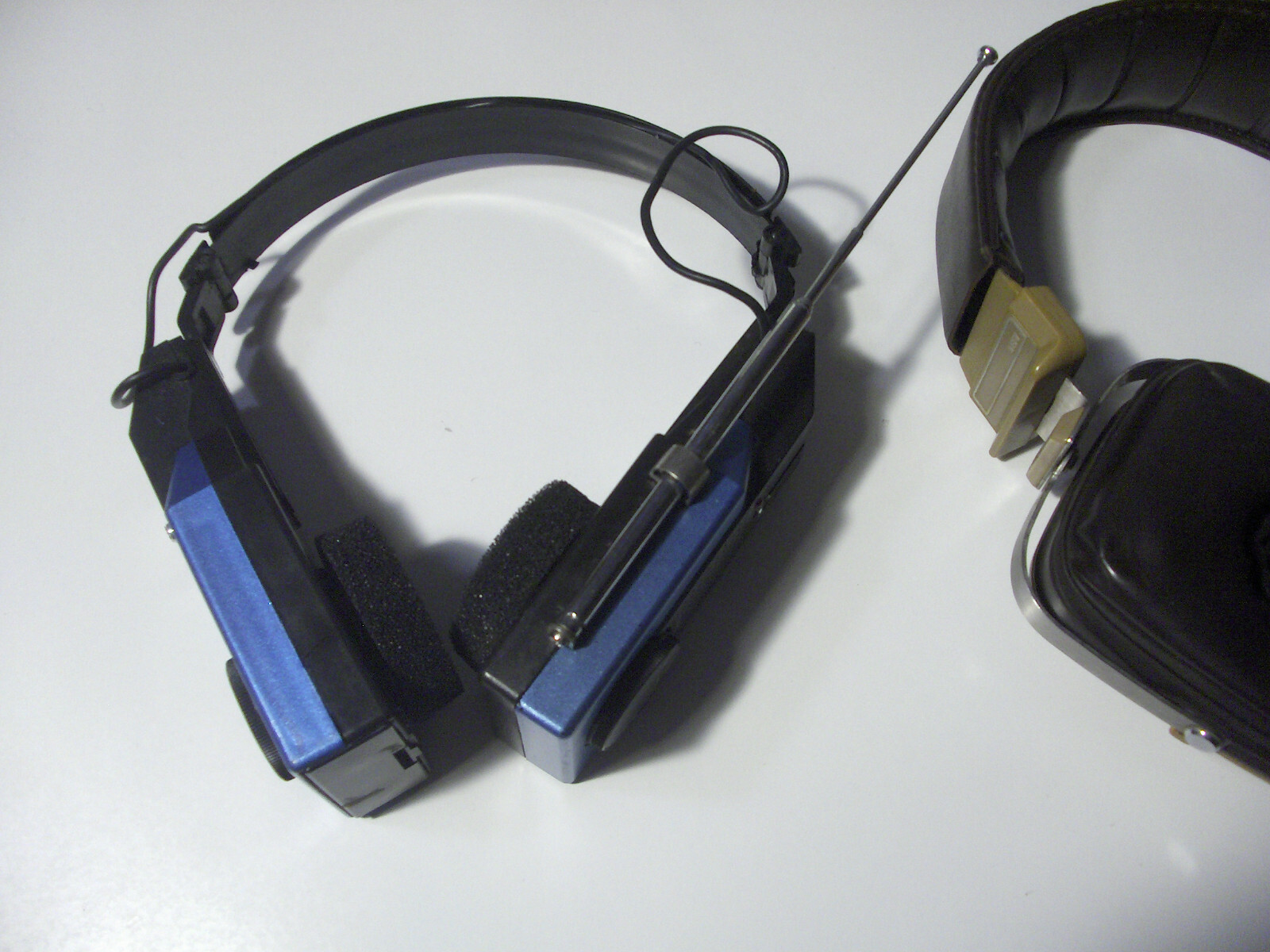 CUFFIE KOSS K/135 + RADIO CUFFIE LOTTO 2 PZ VINTAGE ANNI 8O USATE NON ...