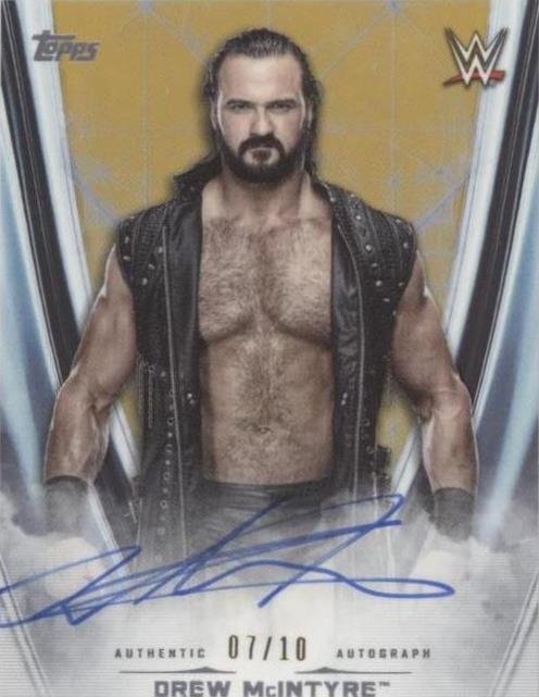 2020 Topps WWE Undisputed - Undisputed Autographs Drew McIntyre #A-DM ...