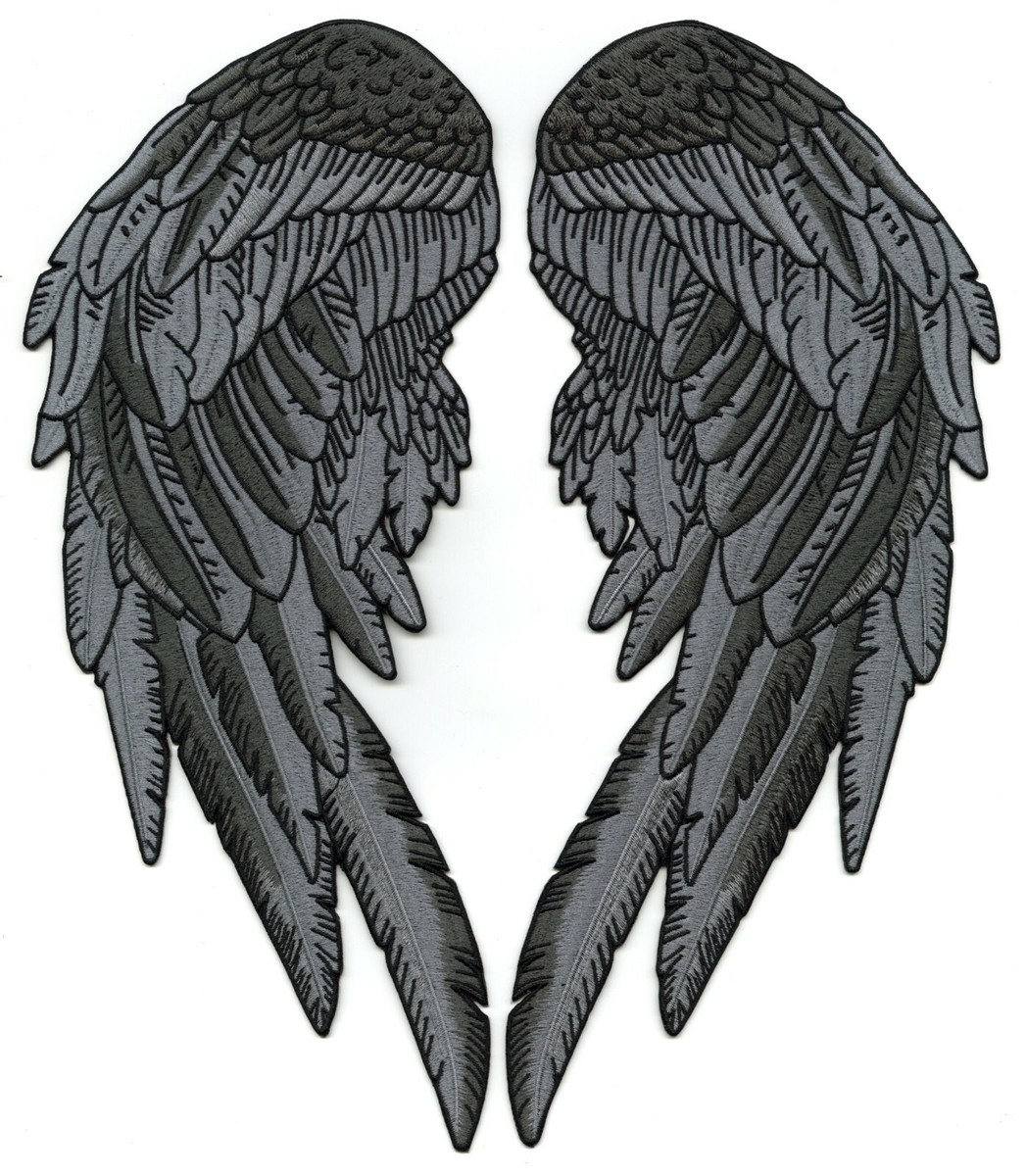 Black Feather Wings Tattoo