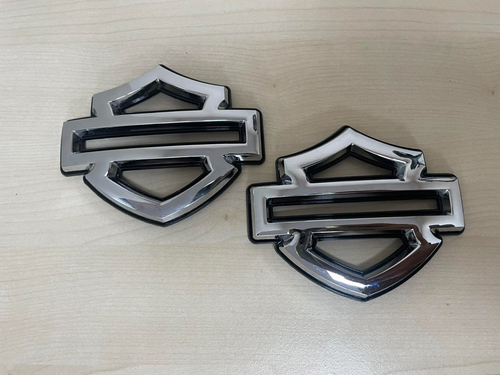 Harley Davidson CVO Emblems, Black & Chrome , sized for Gas Tank! | eBay