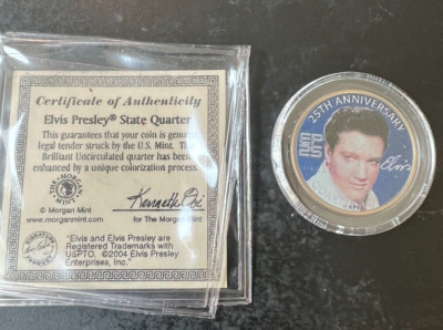 2002 Elvis Presley Colorized Tennessee State Quarter Morgan Mint | eBay