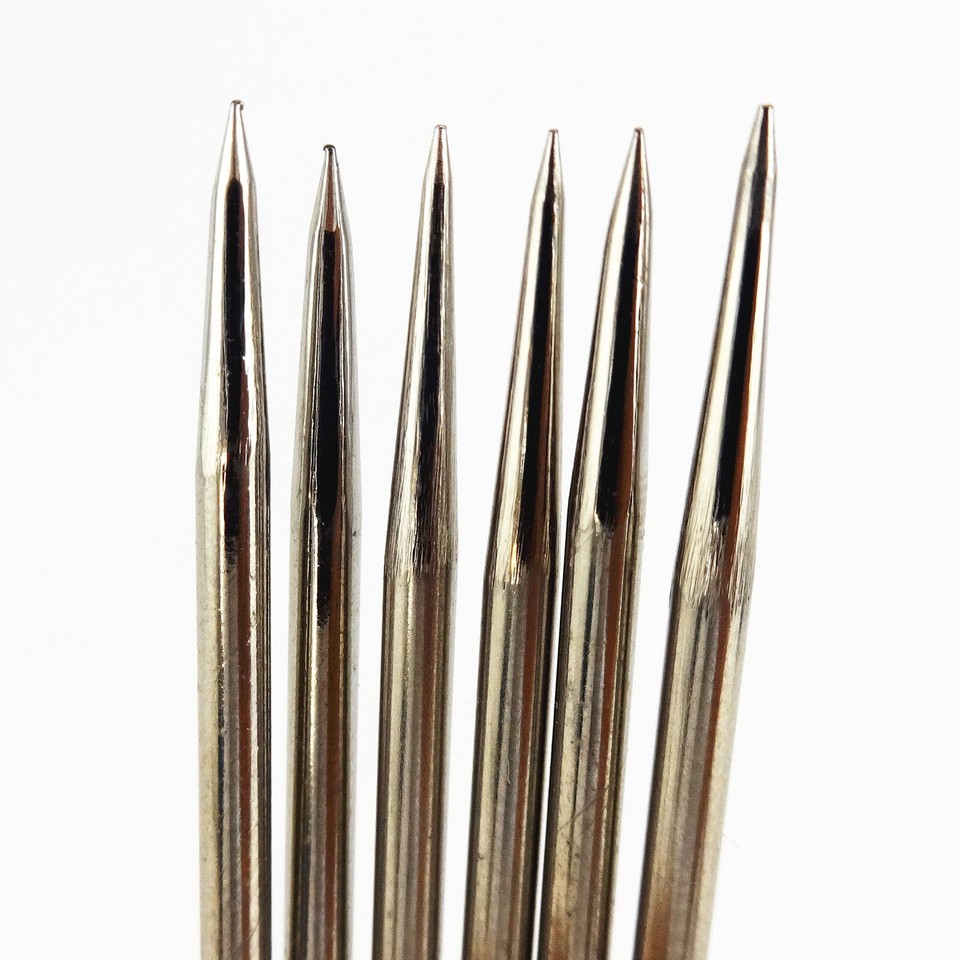 6pc 11#-1 Leather Craft Shoemaker Cobbler Sewing Stitching Round Awl ...