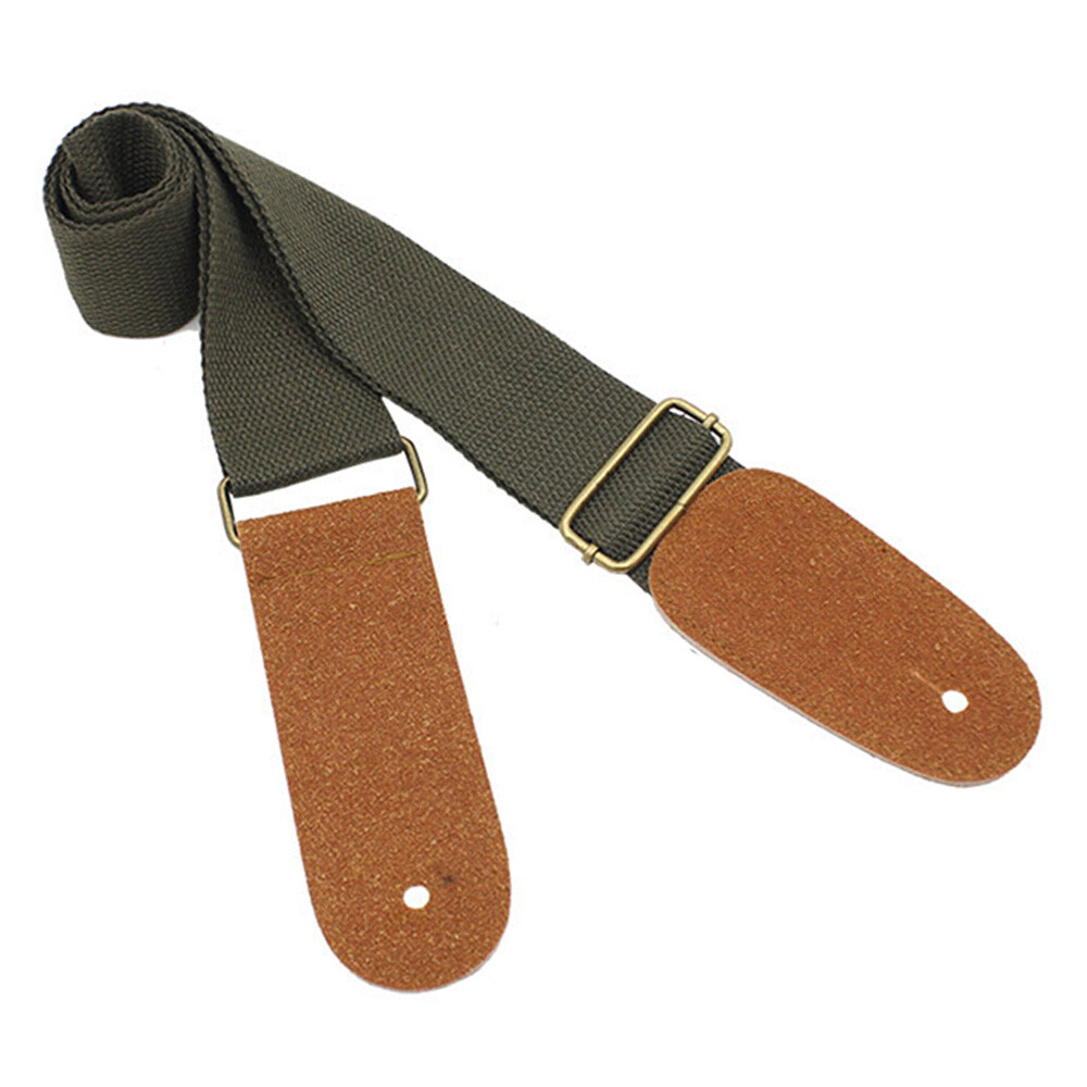 Premium Guitar Strap Adjustable Premium Black Pink Cream Green Electric ...