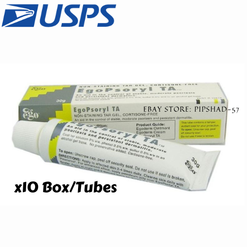 10x Ego EgoPsoryl TA 30g Control Psoriasis & Persistent Dermatitis FREE ...