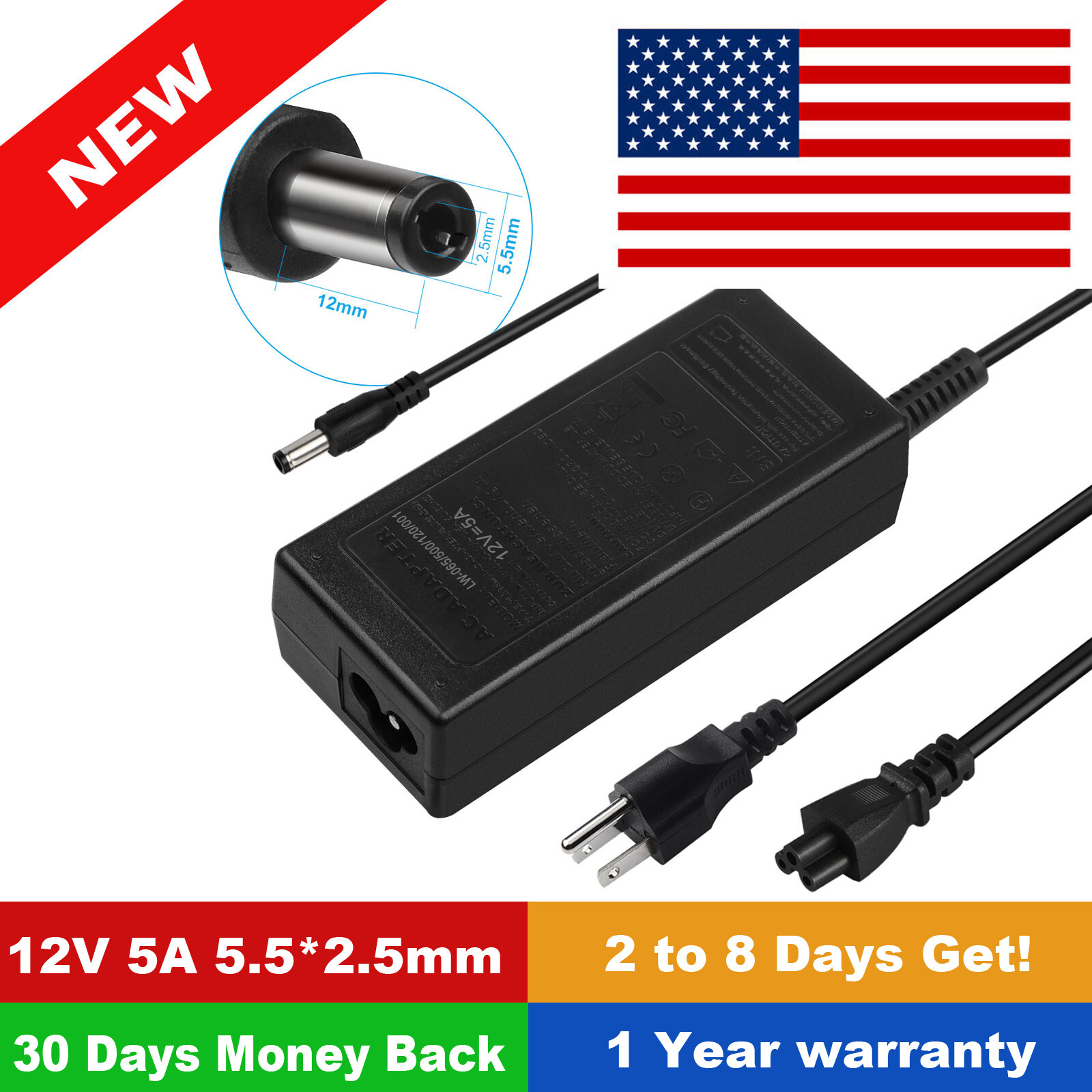 New AC/DC Adapter For Maxtor 3200 Personal Storage Charger Power Supply ...