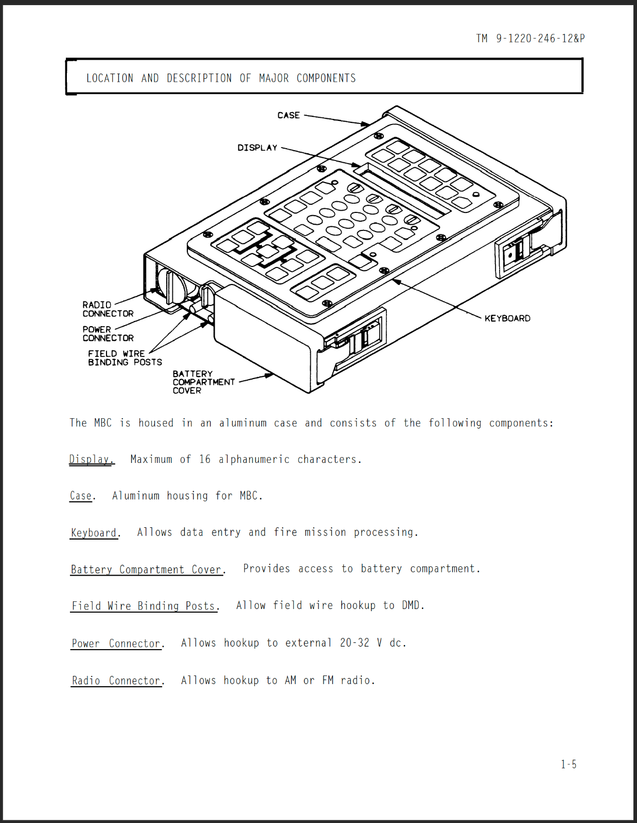 289 Page TM 9-1220-246-12&P MORTAR BALLISTICS COMPUTER SET M23 Repair ...