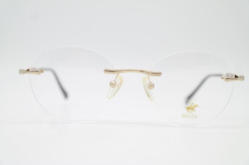 Glasses BEVERLY HILLS POLO CLUB BHPC3090 Gold Braun Rimless Frames New ...