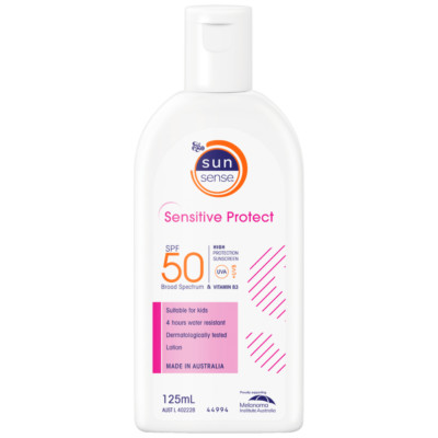 SunSense Sensitive Protect SPF50 125mL Broad Spectrum High Protection ...