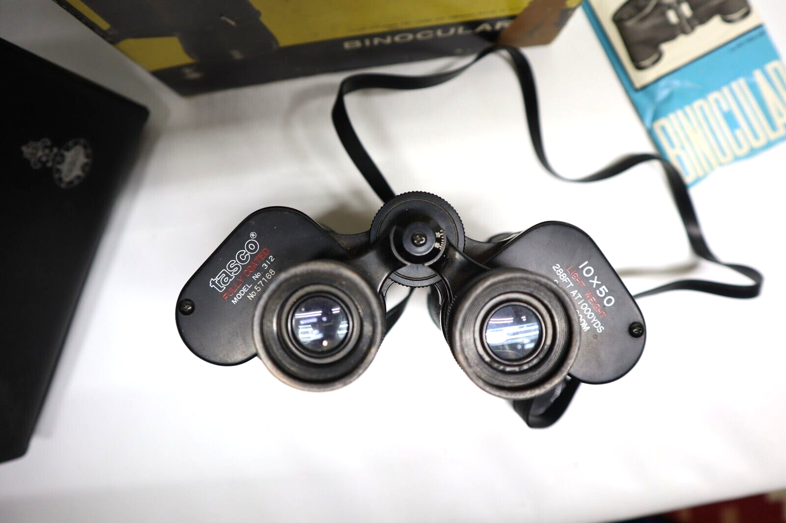 Mint Vintage German TASCO Binoculars #312, (10 x 50CFC) Lens With Case ...