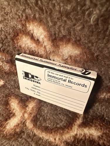 Immortal Records Summer Sampler 97 Cassette 1997 Korn Incubus Far The ...