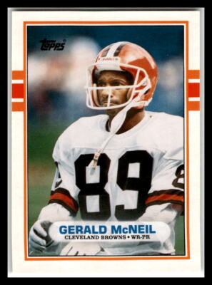 1989 Topps Traded #88T Gerald McNeil Cleveland Browns | eBay