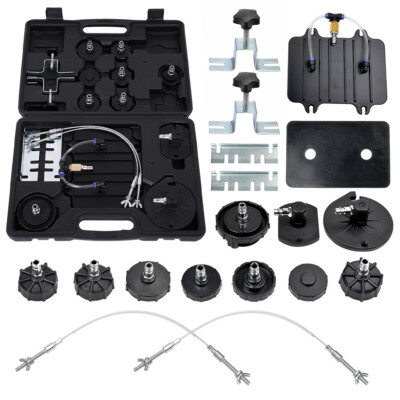 13pcs Adapters Air Pressure Bleeder Tool Kit Garage Brake Bleed for ...