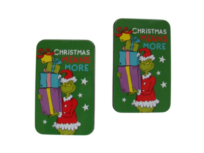 2-Pack Dr. Seuss The Grinch Collectible Christmas Gift Card Tins 2.8 in ...