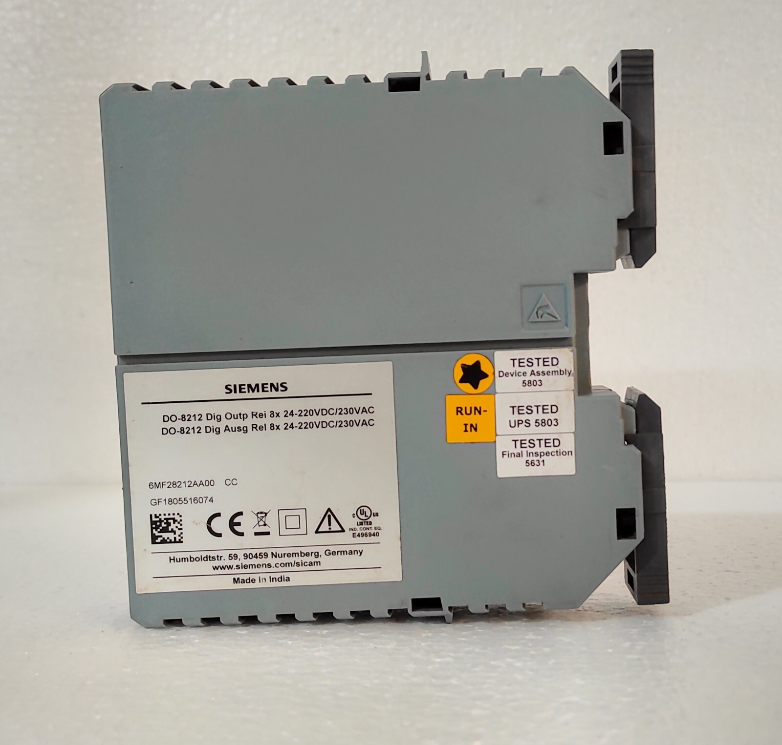 Siemens SICAM A8000 Series DO-8212 / DO 8212 Outp Transistor ...