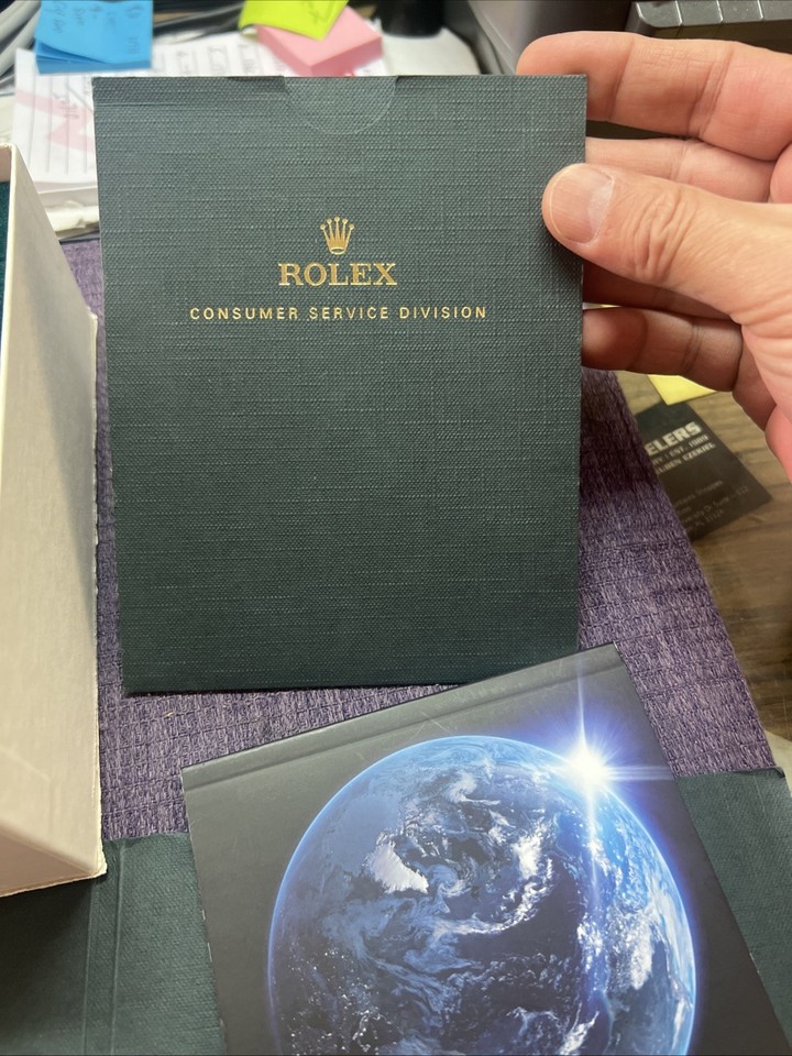 Rolex Service Box Set: Box;Service Book;Pouch;cloth … | eBay