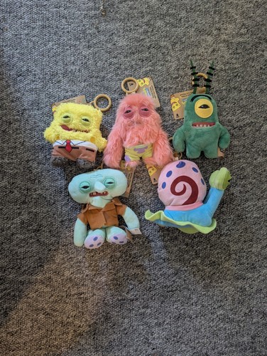 Full Set Fuggler x SpongeBob Spongebob Squarepants Licensed Keyrings by ...
