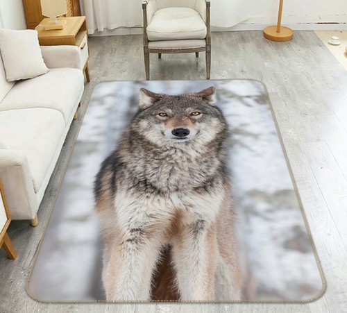 3D Winter Wild Wolf O914 Animal Non Slip Rug Mat Elegant Photo Carpet ...