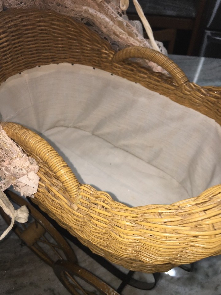 26 Inch Baby Carriage Vintage Collectible Doll Stroller RARE-SHIPS N 24 ...