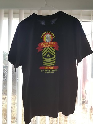 Gildan Men's Marine Corps MCAS Sergeants Major Large T-shirt | eBay