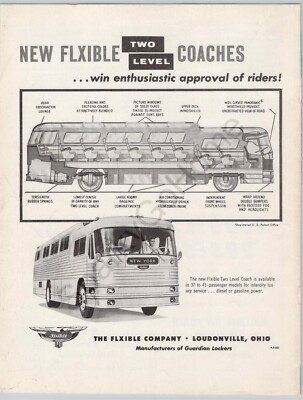 New Flxible Two Level Coaches Bus Panoramic Windshield Intercity Luxury ...