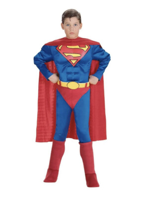 NEW Rubie's DC Superman Muscle Chest Deluxe Child Halloween Costume ...