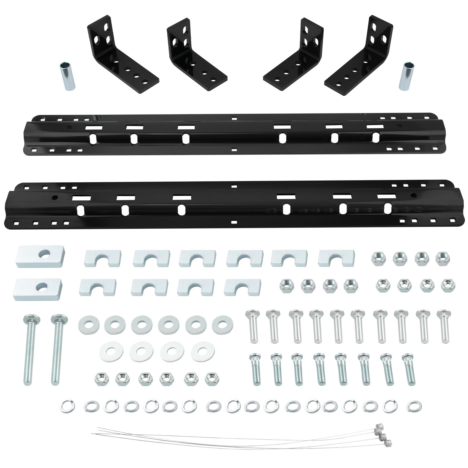 5th Fifth Wheel Mounting Bracket Rail Kit Trailer Hitch Mount Universal ...