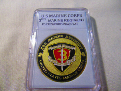 US MARINE CORPS - 3rd MARINE REGIMENT Challenge Coin | eBay