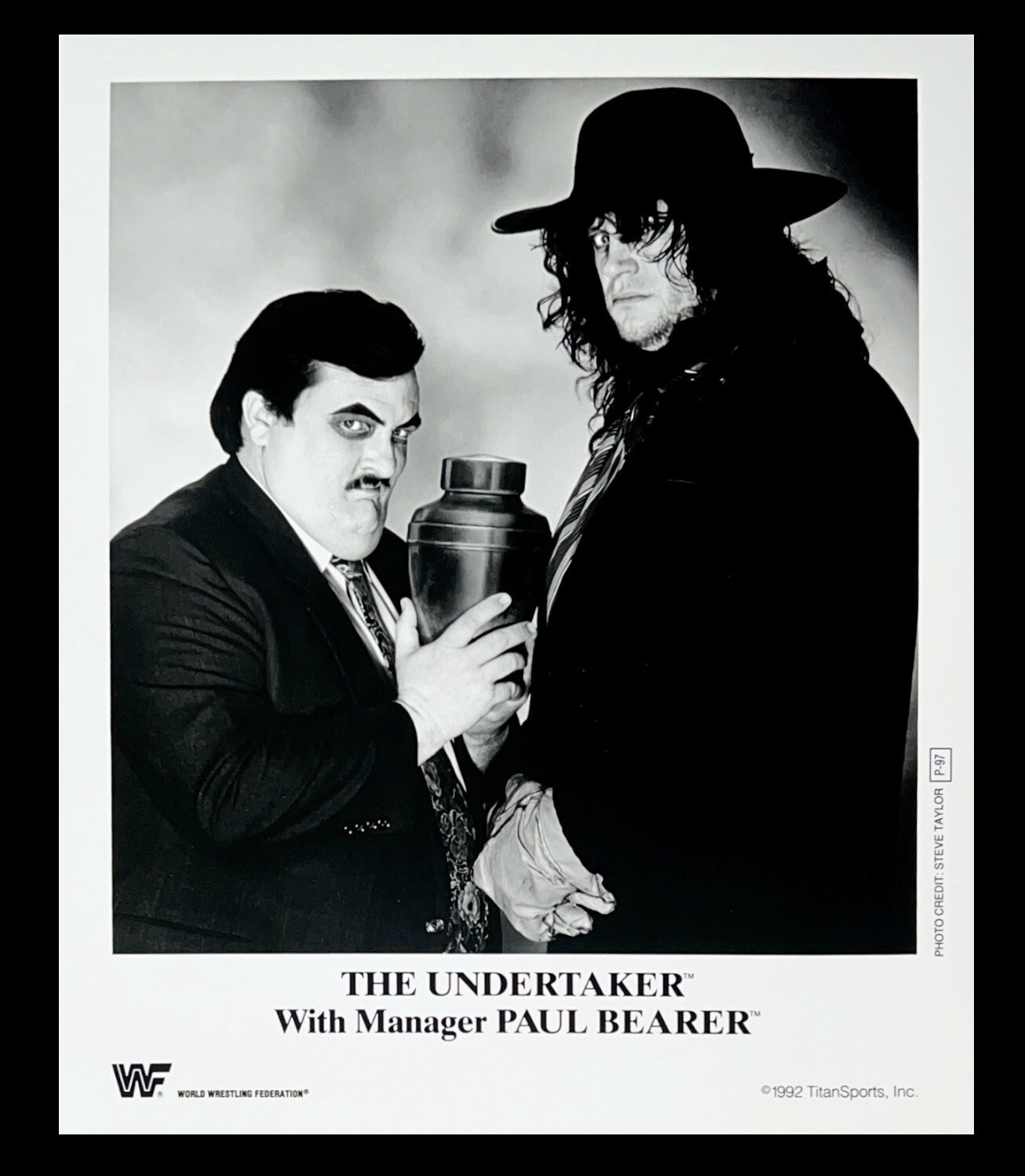 WWE THE UNDERTAKER P-97 OFFICIAL LICENSED 8X10 ORIGINAL PROMO PHOTO ...
