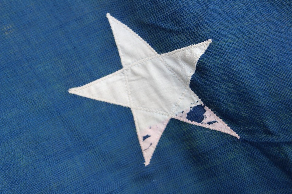Original 1912 to 1920 WWI Era US Garrison USN Ensign Flag Staggered ...