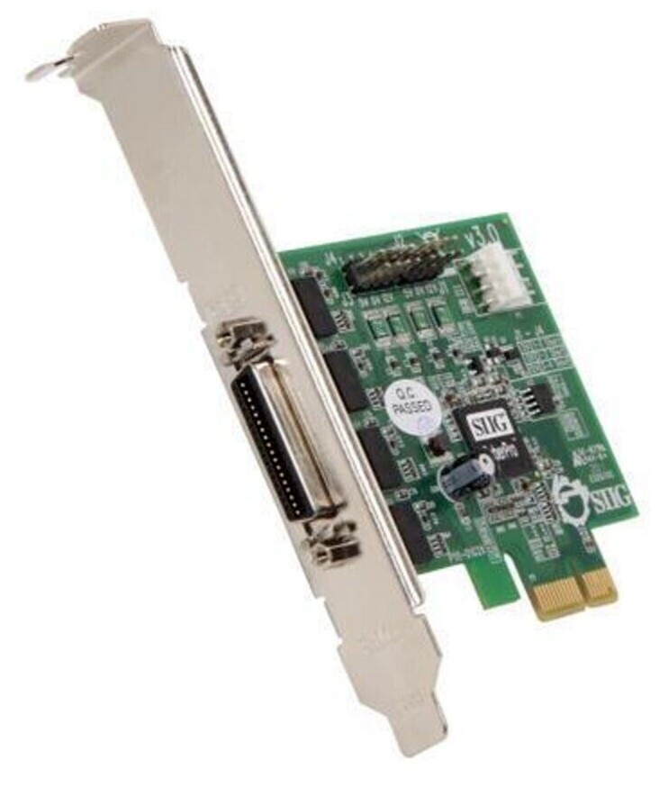 SIIG CyberPro E326765 CyberSerial 4S PCIe x1 Serial Card JJ-E40011-S3 ...