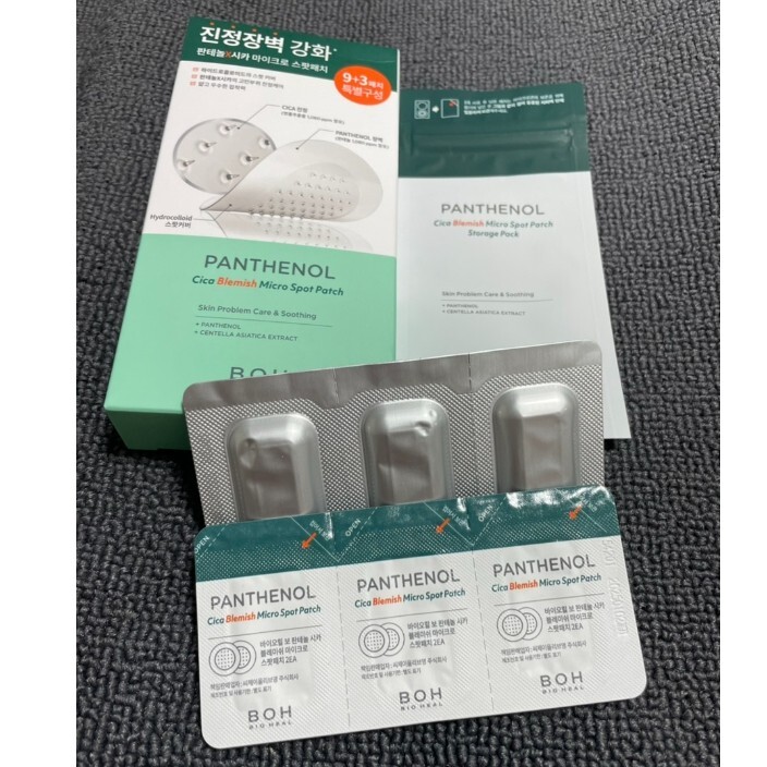 BIOHEAL-BOH Panthenol Cica Blemish Micro Spot Patch 12 sheets Trouble ...