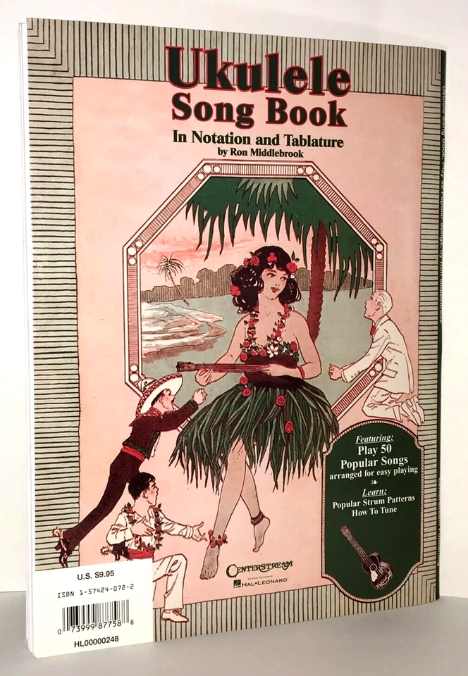 Ukulele Song Book in Notation and Tablature by Ron Middlebrook NEW ...