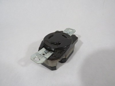 Hubbell 3330 Single Ceramic Receptacle 30A 125/250V 3W 3P USED | eBay