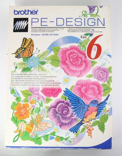 Brother PE-Design Version 6 Embroidery Software | eBay