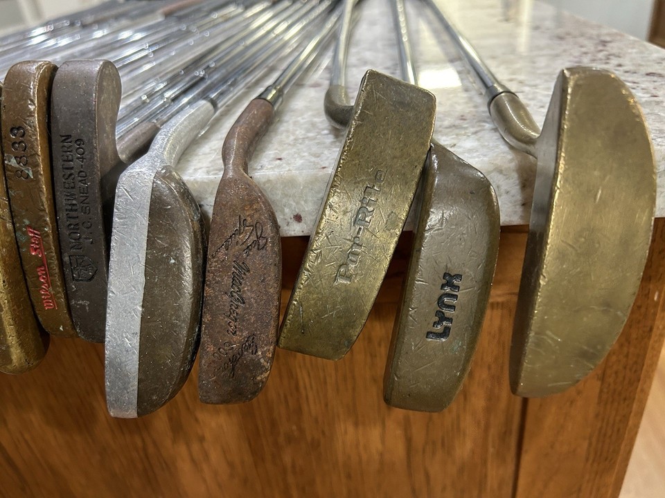 Lot 20 Vintage Golf Putters Acushnet Hogan Wilson Macgregor Nicklaus ...