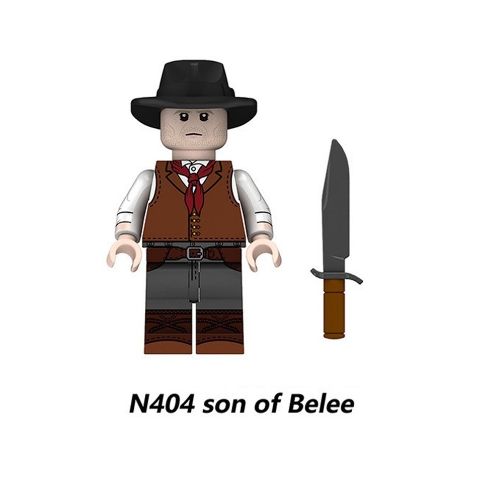 Red Dead Redemption Video Game Cowboy Hero 6 X Mini Building Block ...