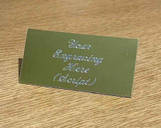 Engraved Sports Trophy Plate ~ Plaque, self adhesive back ~ Gold or ...