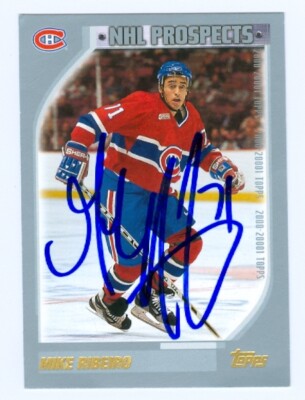 Mike Ribeiro autographed Hockey Card (Montreal Canadiens) 2000 Topps ...
