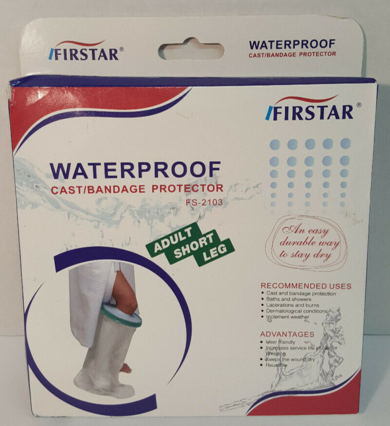 New Firstar Waterproof Cast Bandage Wound Protector for Shower Adult ...