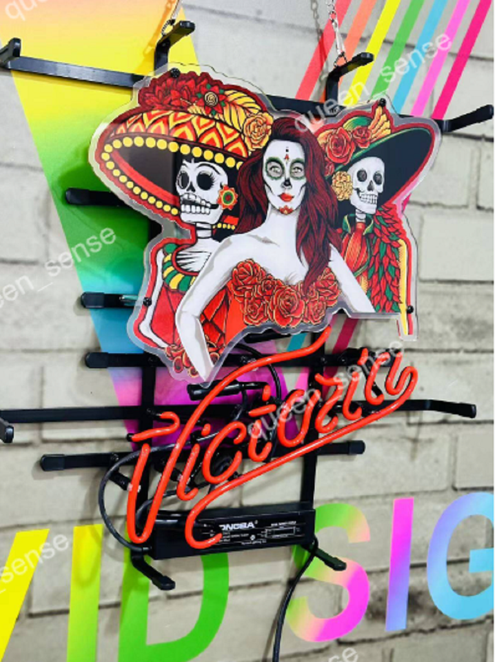 17"x17" Cerveza Victoria Beer Neon Sign Light Lamp Bar Club Man Cave ...