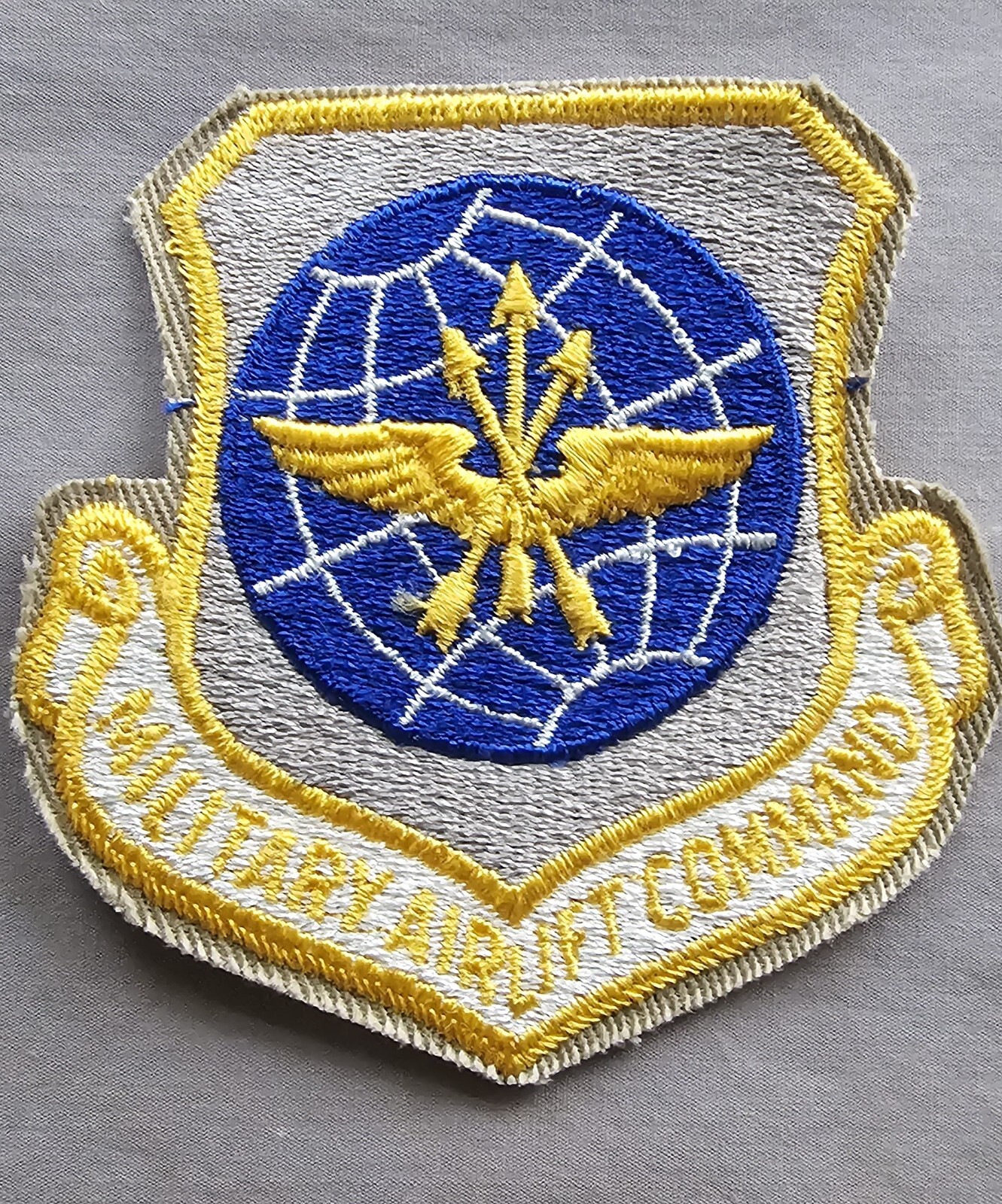 Military Airlift Command Patch 3X3 Inch Never Used Excellent Brilliance ...