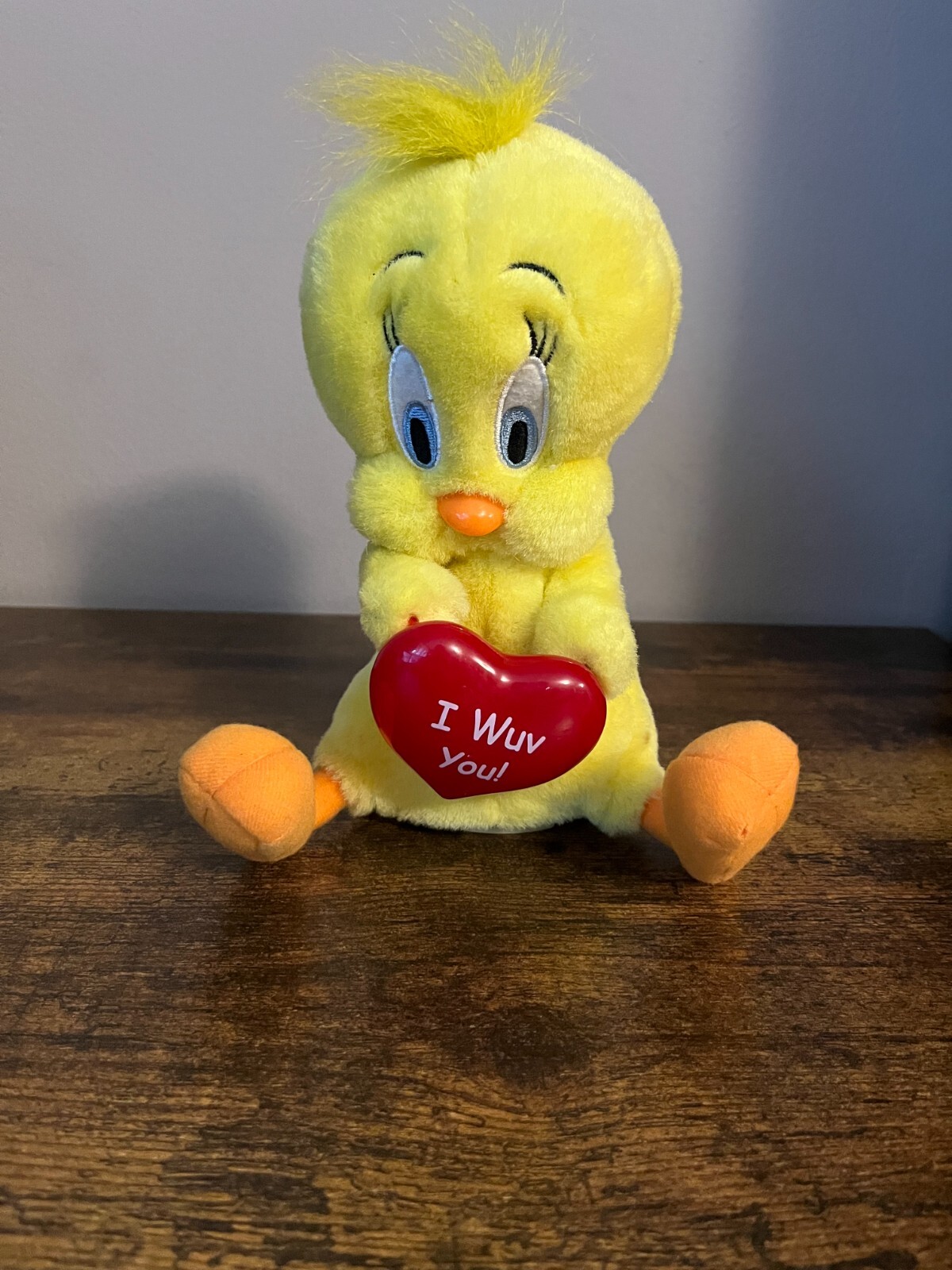 GEMMY ANIMATED TWEETY BIRD, SINGS and HEART LIGHT FLASHES ON AND OFF | eBay