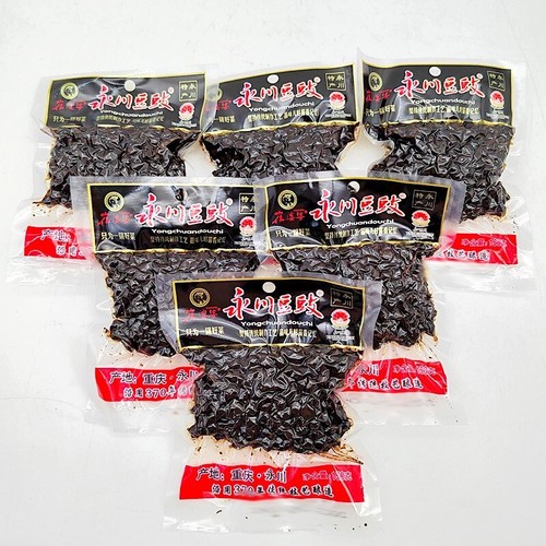 150g*5bags Chinese salted douchi yongchuan fermented soybean black ...