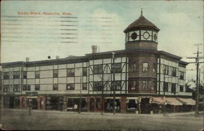 Readville MA Slater Block c1910 Postcard | eBay