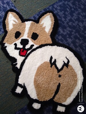 Custom Corgi Rug | eBay